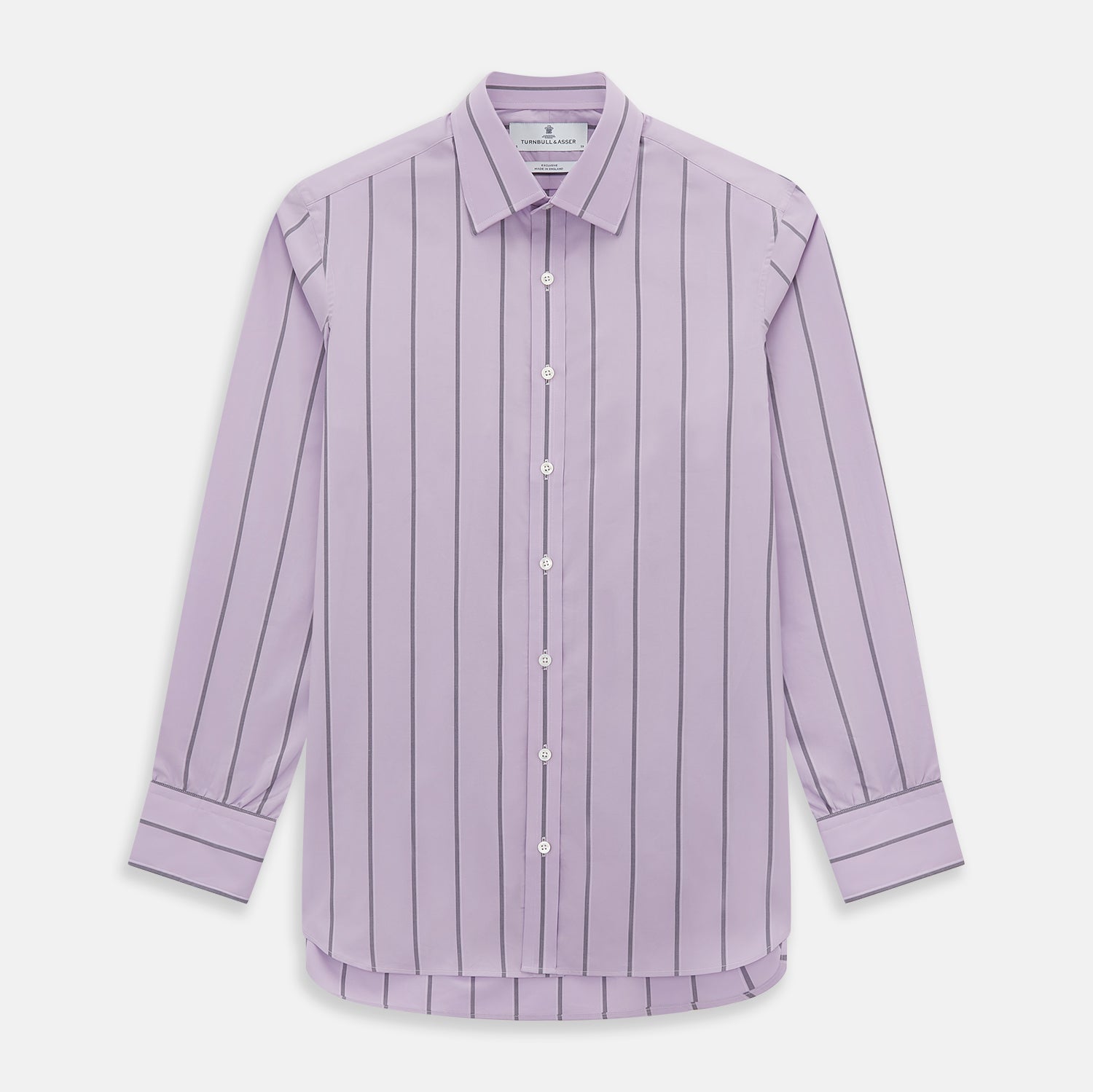 Lilac Track Stripe Mayfair Shirt – Turnbull & Asser UK